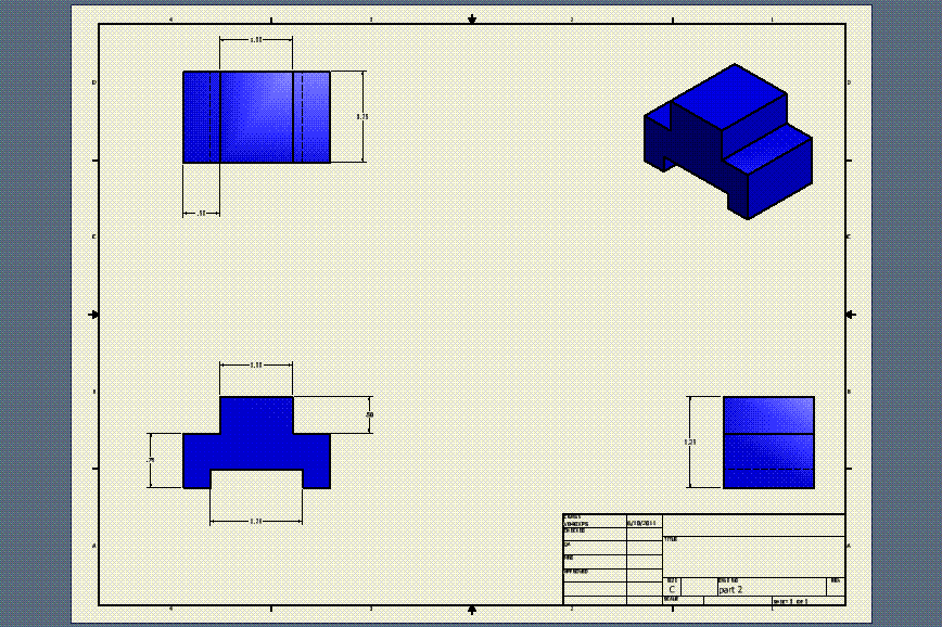 L.Mendez's Engineering Design: 6 Isometric Parts