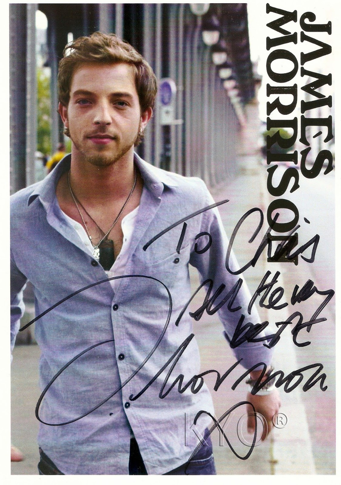Chris Autographs: James Morrison
