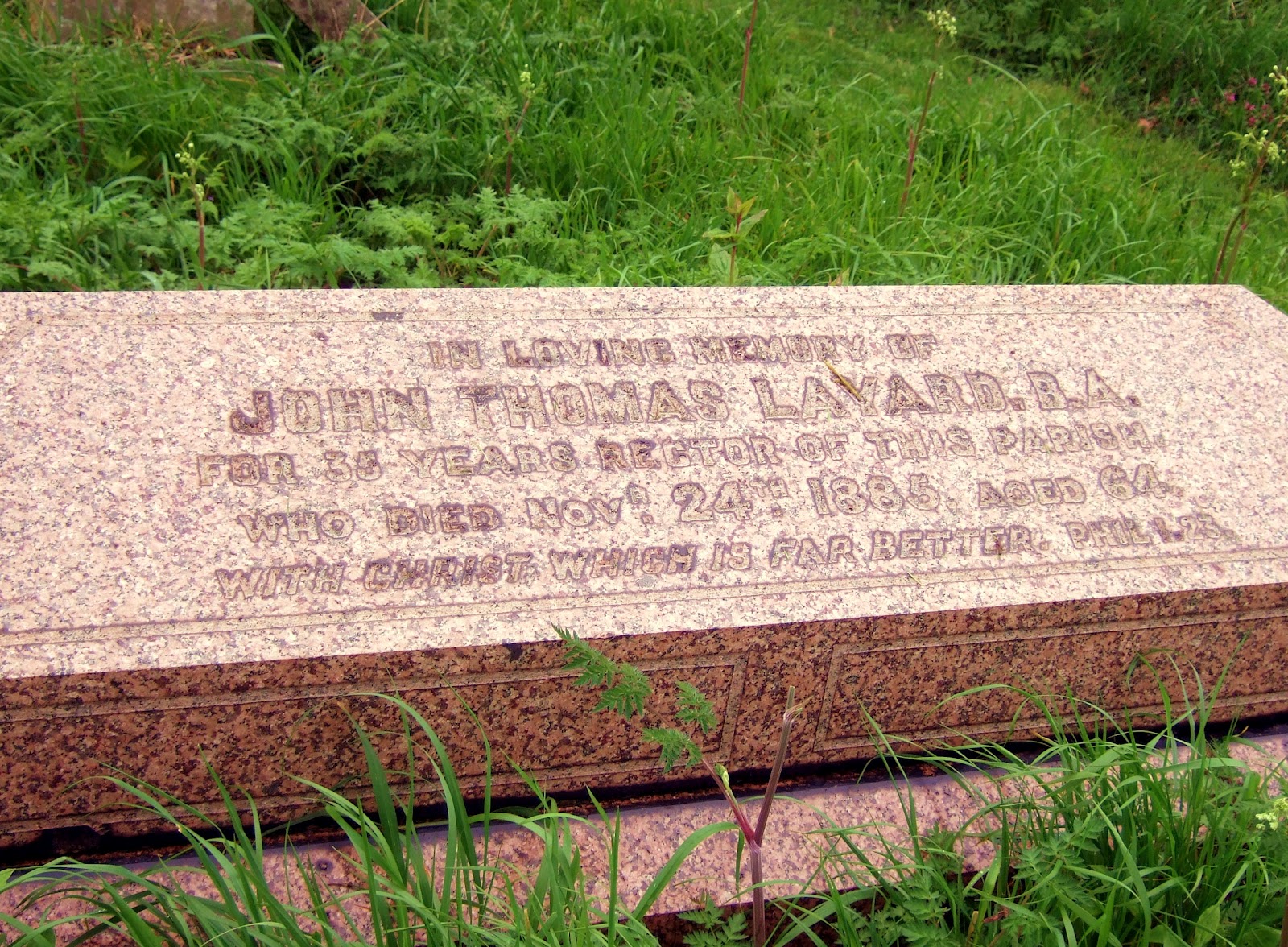 God's Acre: Rev John Thomas Layard