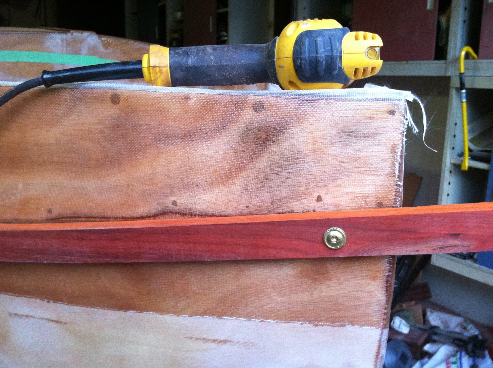 Sun Monkey Island: Rounding the Curve - Rub Rail Installation