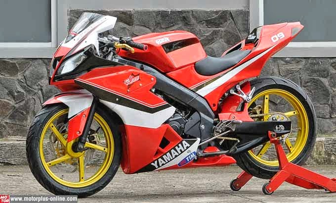 Modifikasi Vixion Merah Kuning 09 GP azik