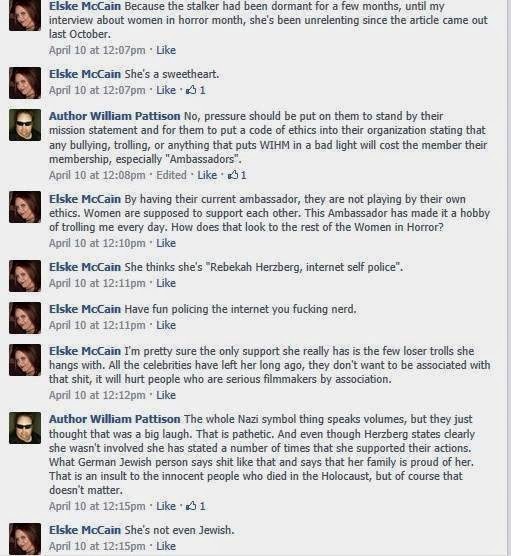 Trolls in the Horror Community: The Best of Elske McCain Going Crazy!