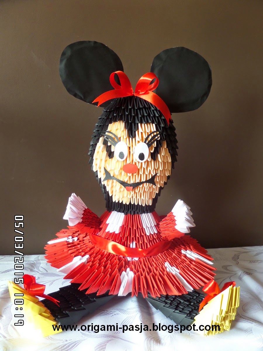www.origami-pasja.blogspot.com: Myszka Miki ( Mickey Mouse ) - origami ...