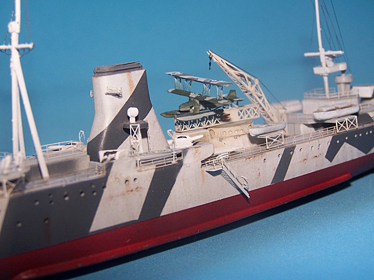 maquetas-sario: HMS AJAX AIRFIX 1/700 CON FOTOGRABADOS DE WHITE ENSIGN ...