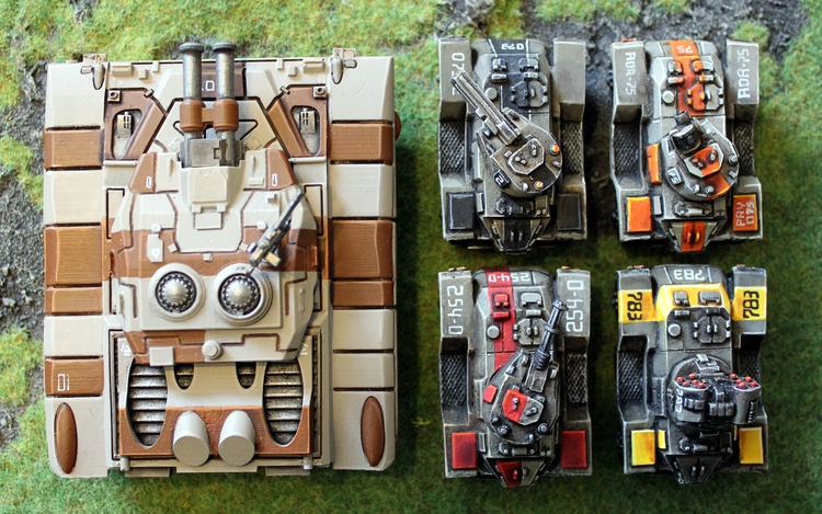 Wargame News and Terrain: The Ion Age: Taranis Tracked Main Battle ...