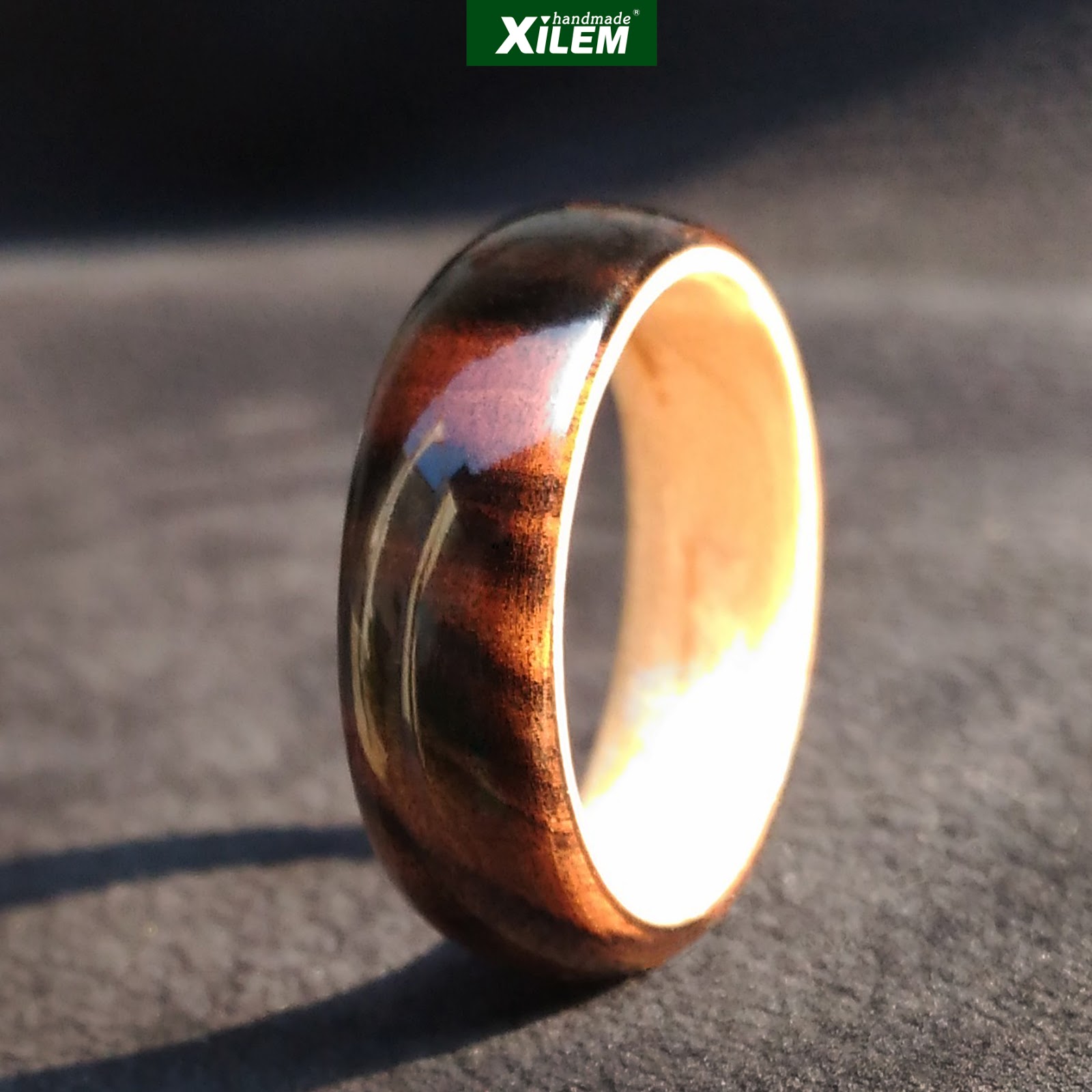 Xilem Handmade: Cincin Kayu Ebony (Kayu Hitam Sulawesi) + Merbau.