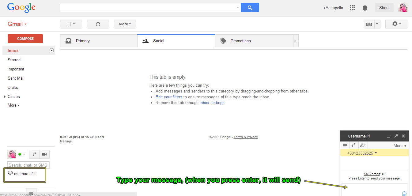 How To Send Free SMS using Gmail (Google Mail) |Tech-Vital Computer ...