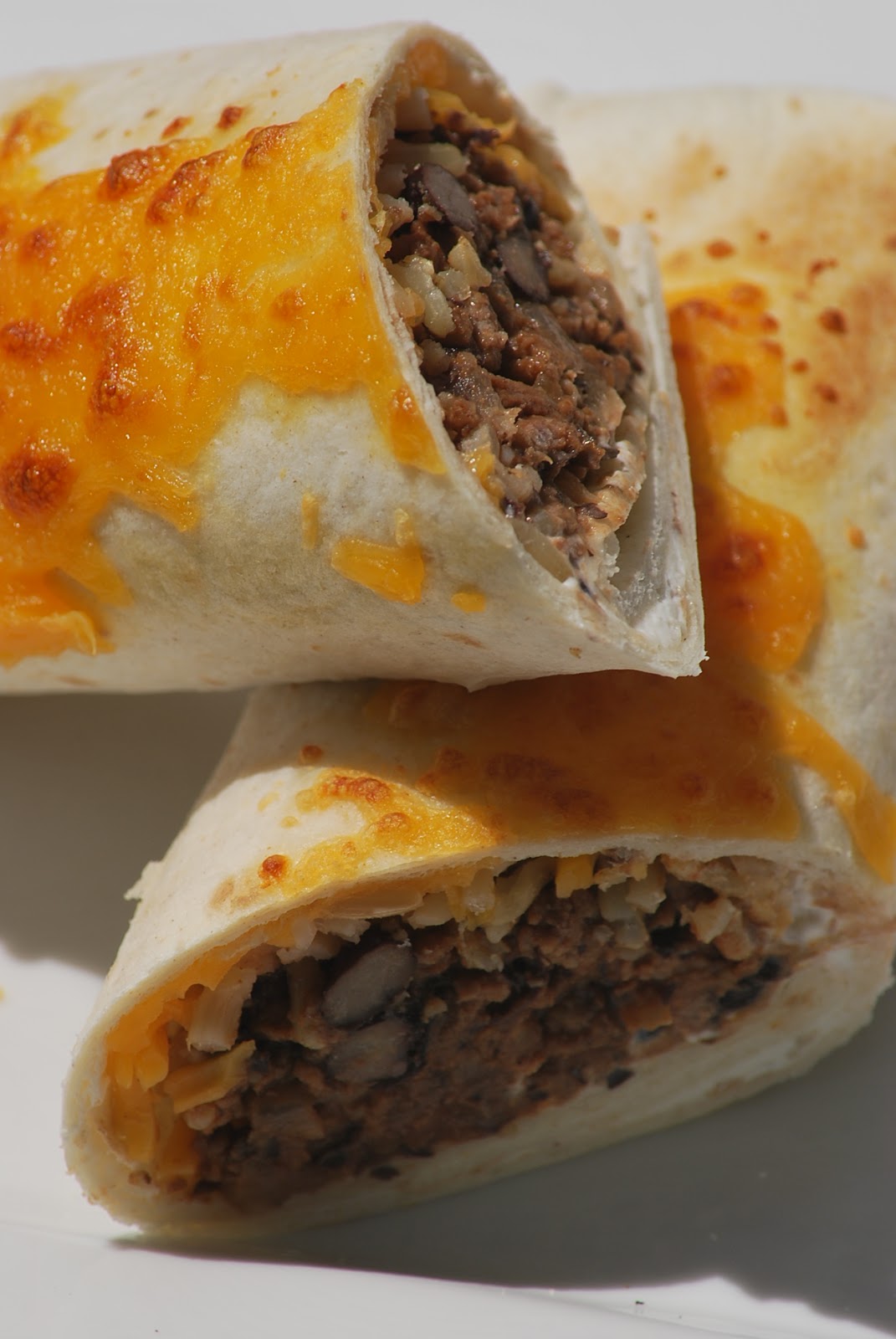 My story in recipes: Bean and Beef Burritos