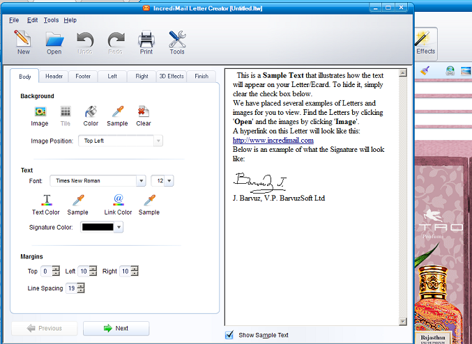 Incredimail Snag A Lot: Incredimail Letter Creator