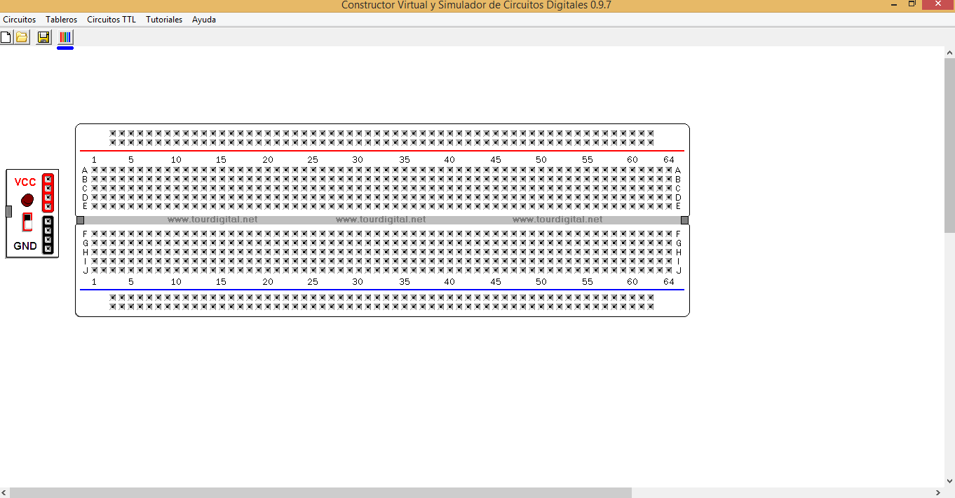 SIMULADOR DE PROTOBOARD: SISTEMAS DIGITALES ~ El Rincón Secreto de ...