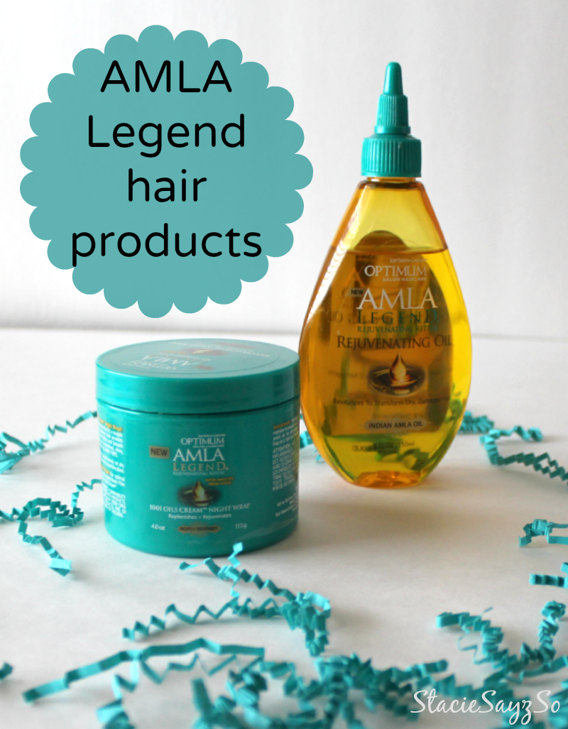 Styling My Hair with AMLA Legend Oil & Wrap Cream - Stacie Raye
