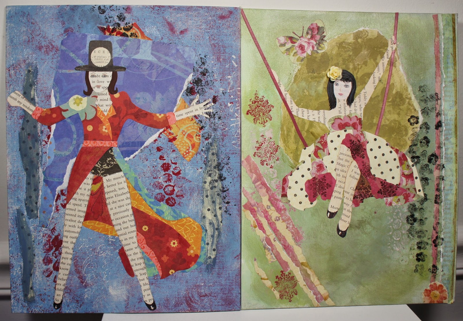 Knotty By Nature: Mixed Media Collages using Collage Couture Book