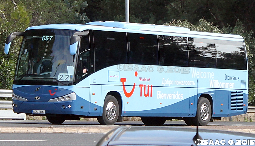 Camiones y Autobuses en Baleares: Nº557 Beulas Spica-Volvo