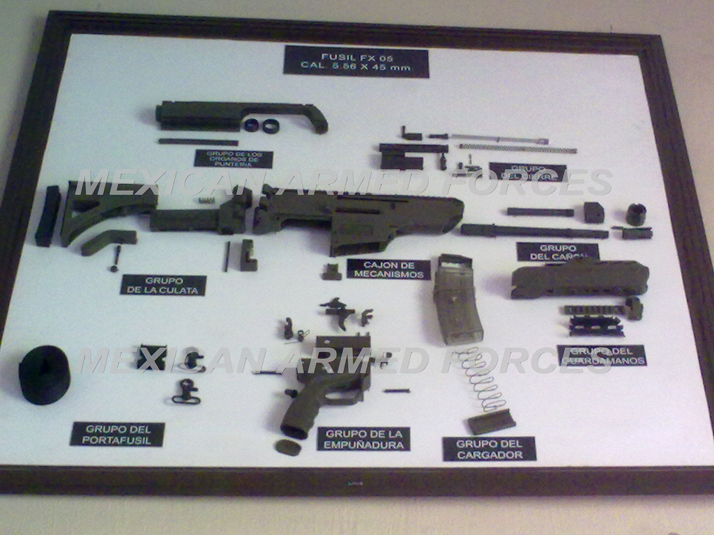 POLICIA UNIVERSAL: "ASÍ VA EL MUNDO"...Fusil de asalto FX-05 Xiuhcoatl ...