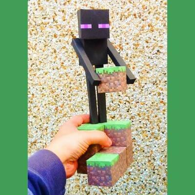 Minecraft Enderman Papercraft