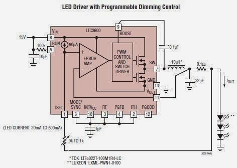 Simple High Efficiency LED Driver Using LTC3600