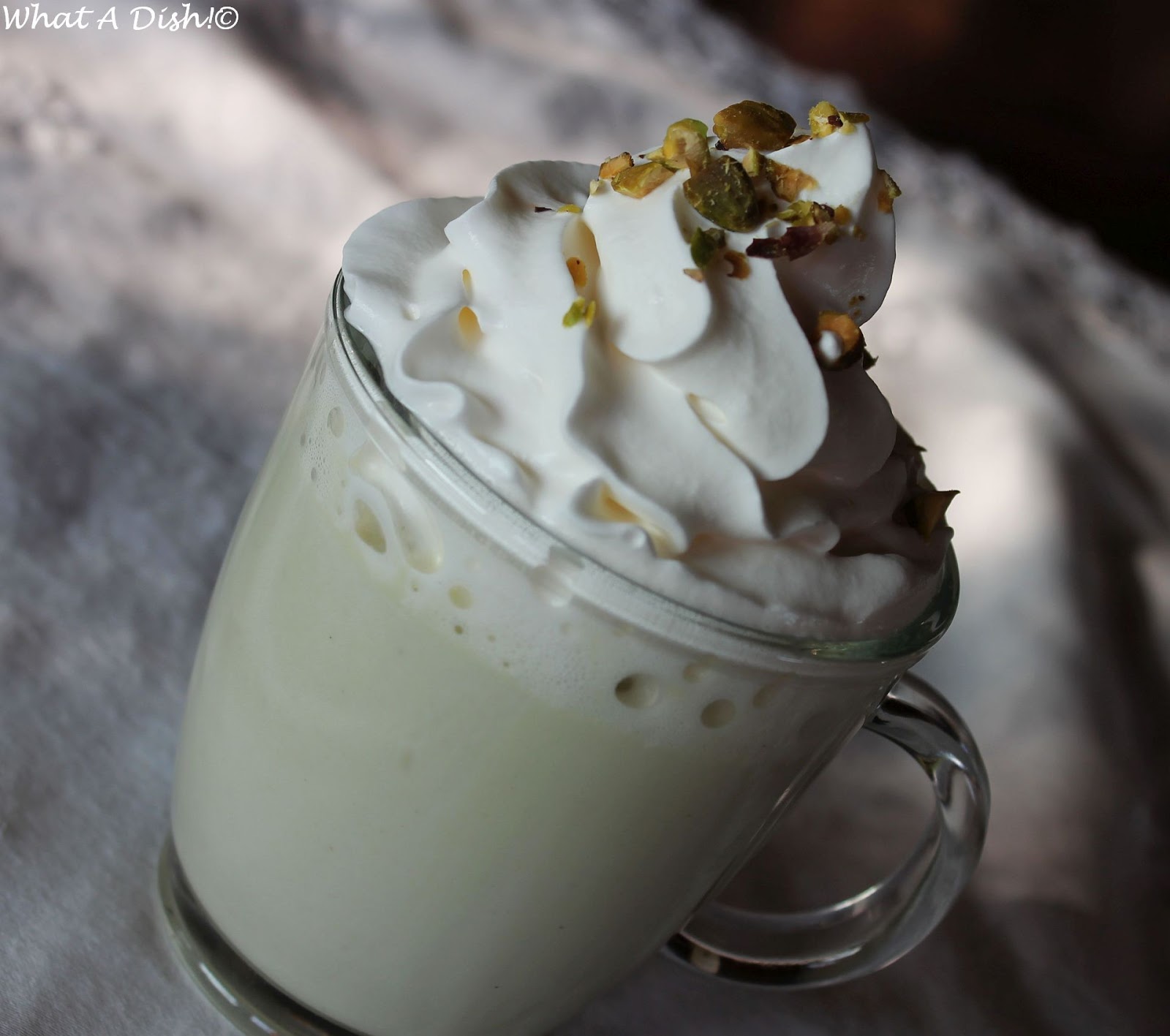 What A Dish!: Pistachio Hot Chocolate