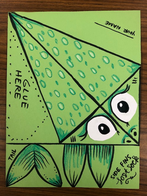 The Lost Sock : 3D Wiggly Fish