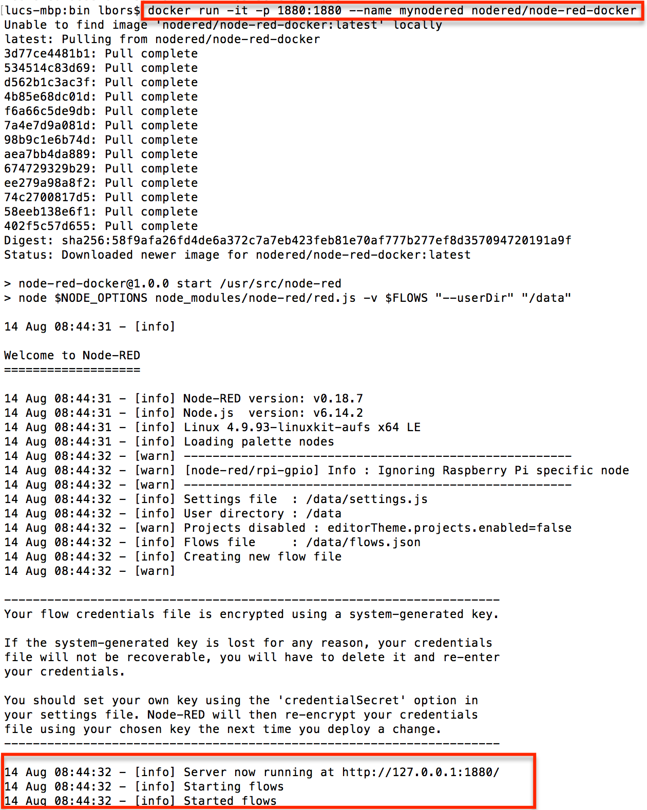 How to use node-red to interact with twitter
