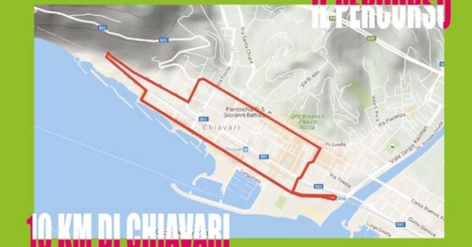 Genova di corsa: 10 km di Chiavari - il percorso
