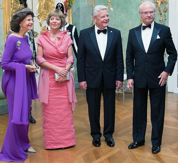 Banquet - Queen Silvia and King Carl Gustaf visit Germany
