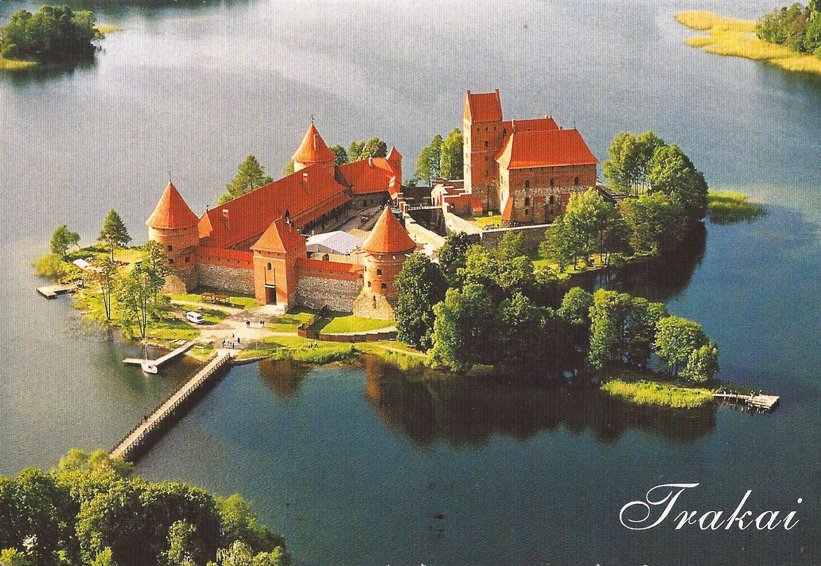 A Journey of Postcards: Trakai Island Castle, Lithuania