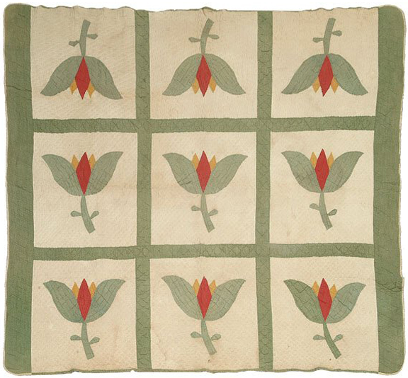 Barbara Brackman's MATERIAL CULTURE: Giant Tulips #5: Carolina Tulip ...