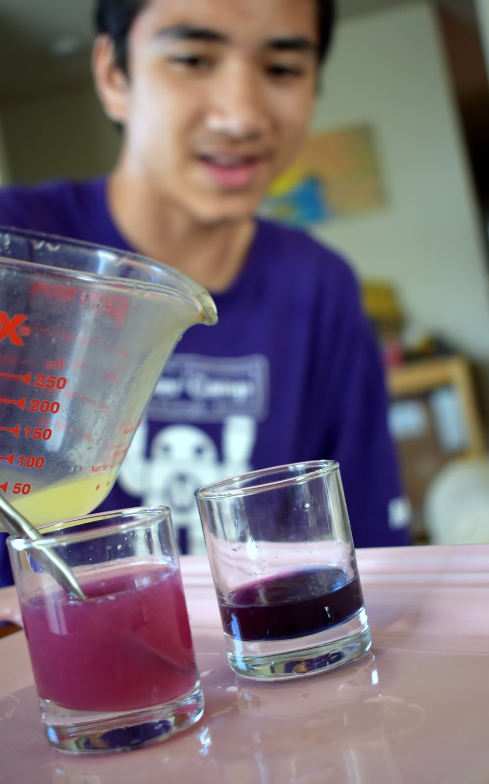 Magical Nam Dok Anchan (Butterfly Pea Flower Lemonade) #ThaiOneOn
