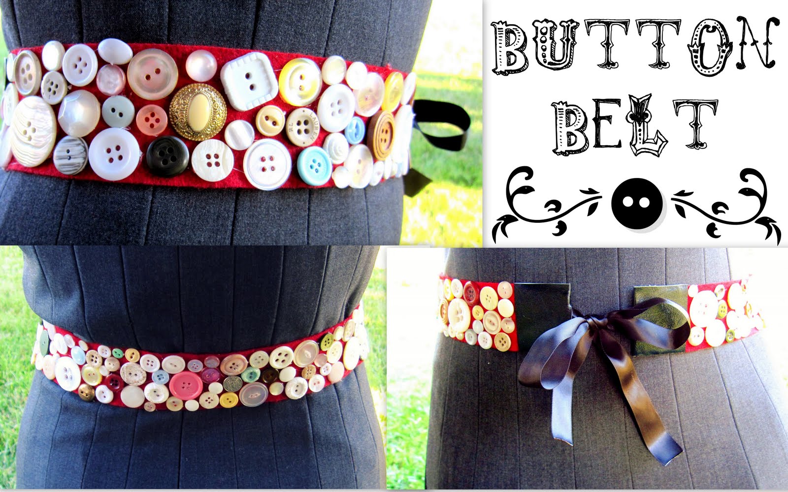Kitty Cats and Airplanes: The button belt {a tutorial}