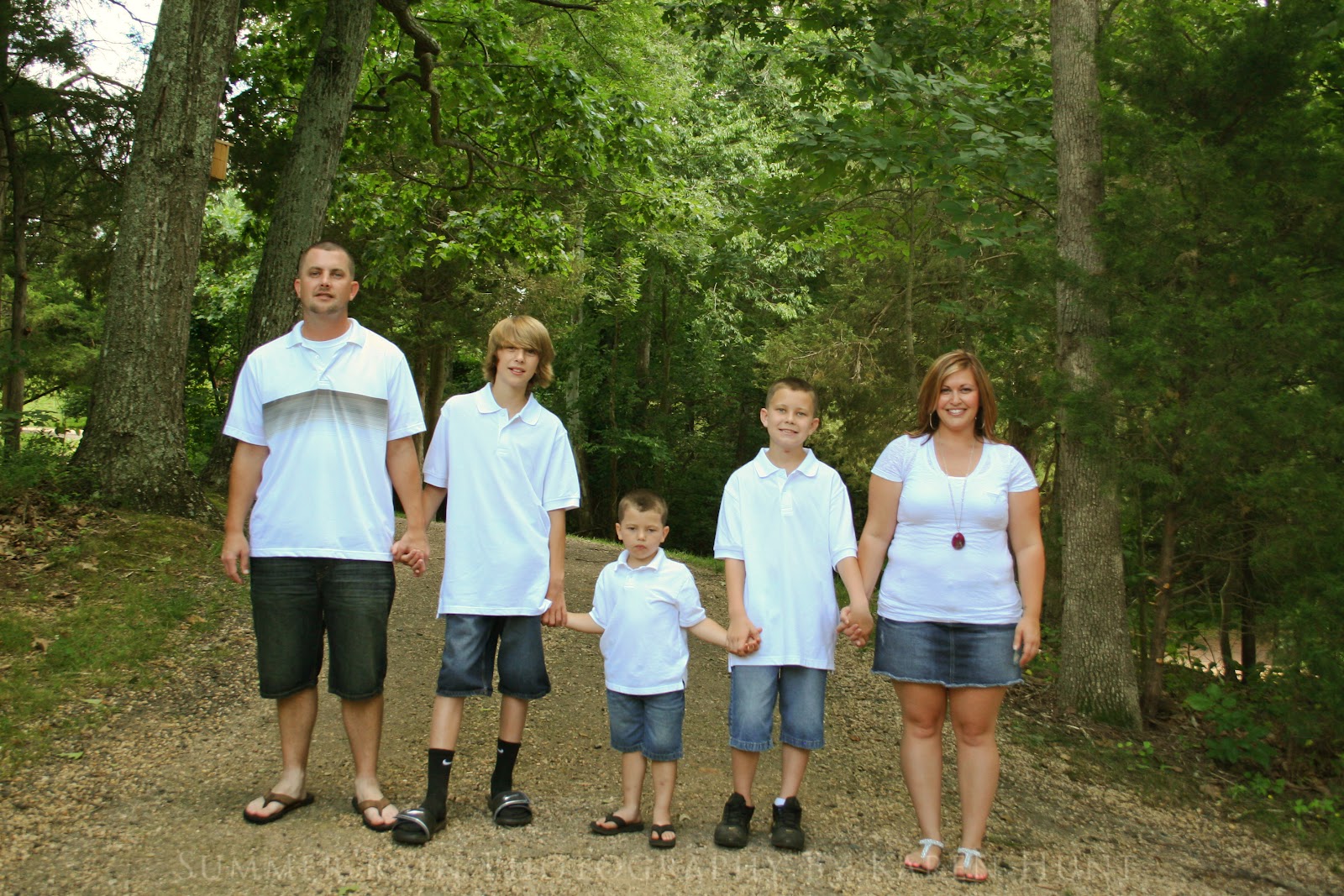Summer Rain Photography by Karen Hunt : The Utterback Family