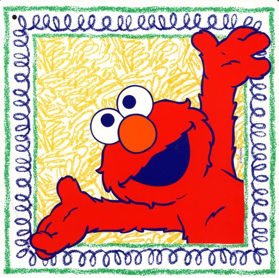 ♥ Dibujos a color ♥: Elmo a color