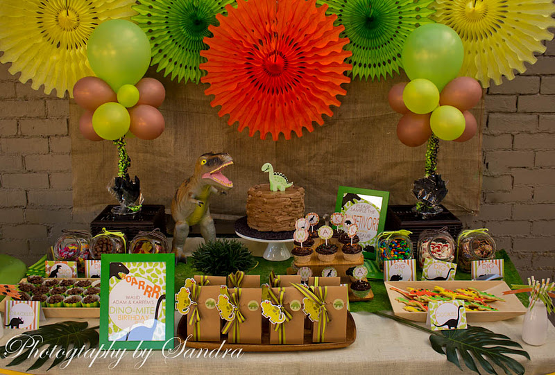 Kara's Party Ideas Dino-Mite! Jurassic, Dinosaur Birthday Party | Kara ...
