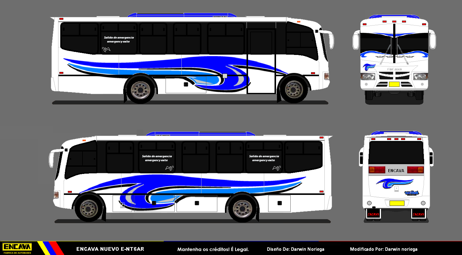 Diseños Encava y Otra Buses Venezuela: Encavas Pintadas
