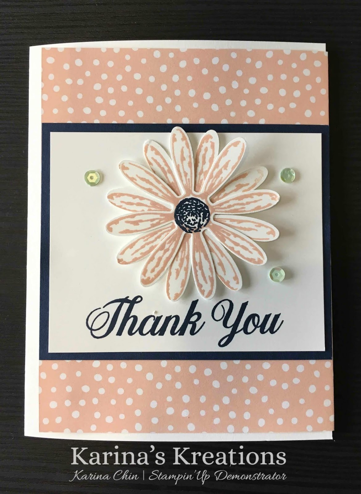 Stampin'Up Daisy Delight Tri-Fold Card! - Karina Chin, Stampin' Up ...