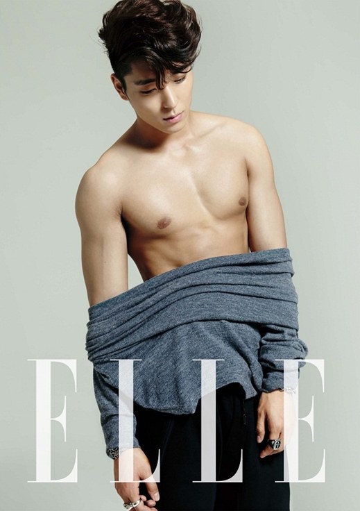 Kpop Hotness Ft Island Member Choi Jong Hoon Takes His Shirt Off For Elle Magazine