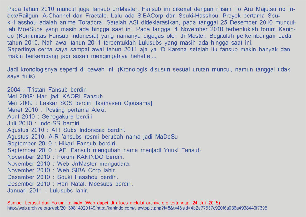 Mengenal Fansub Lebih Jelas!!
