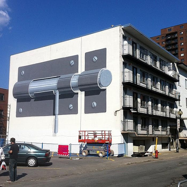 Escif New Mural In Montreal, Canada – StreetArtNews