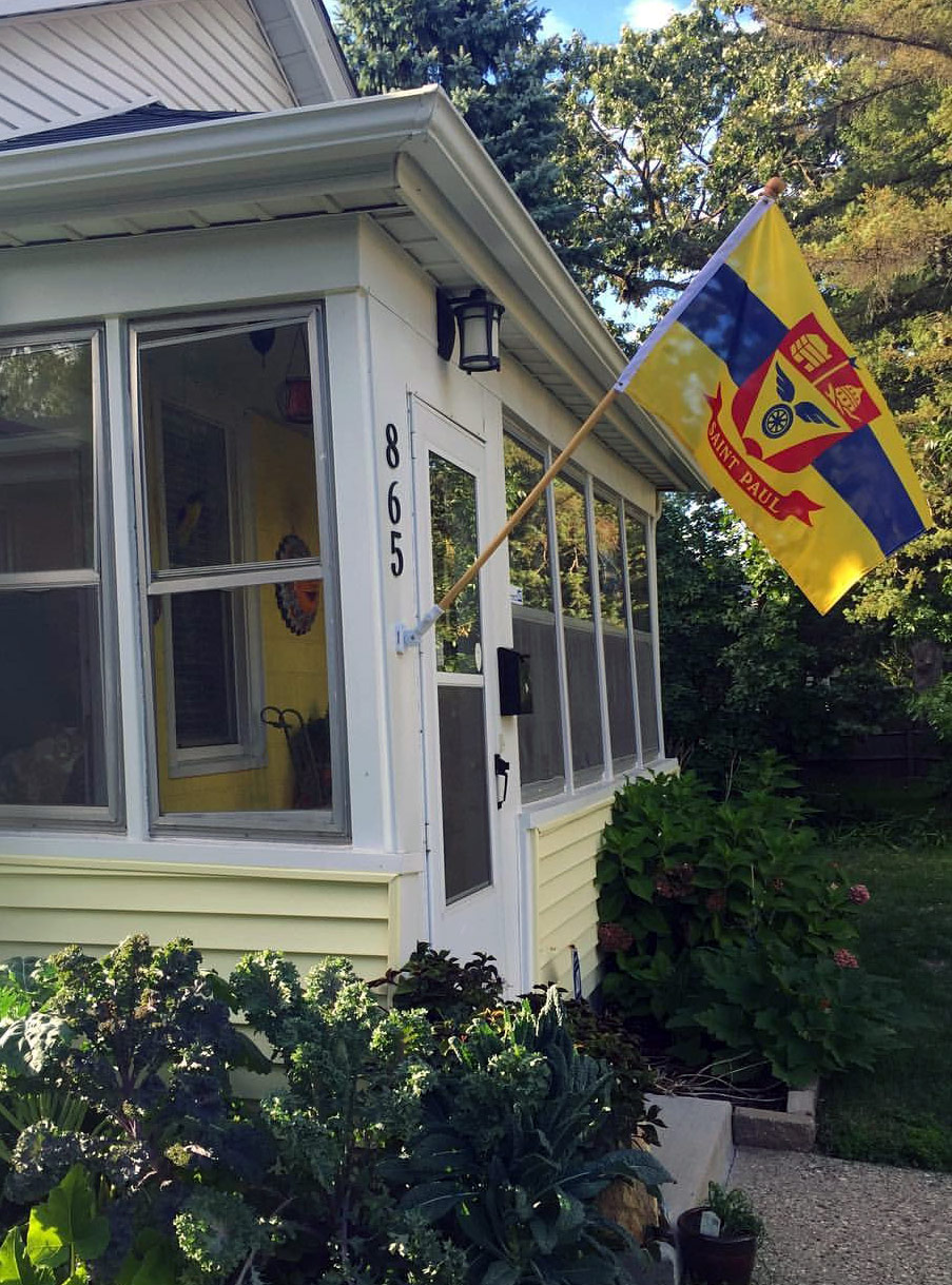 twin city sidewalks: Saint Paul Flags #1