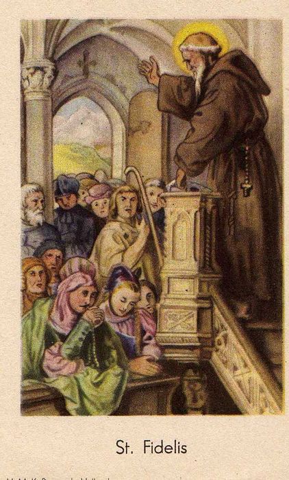 Tus Preguntas sobre los Santos.: San Fidel, de abogado a martirizado