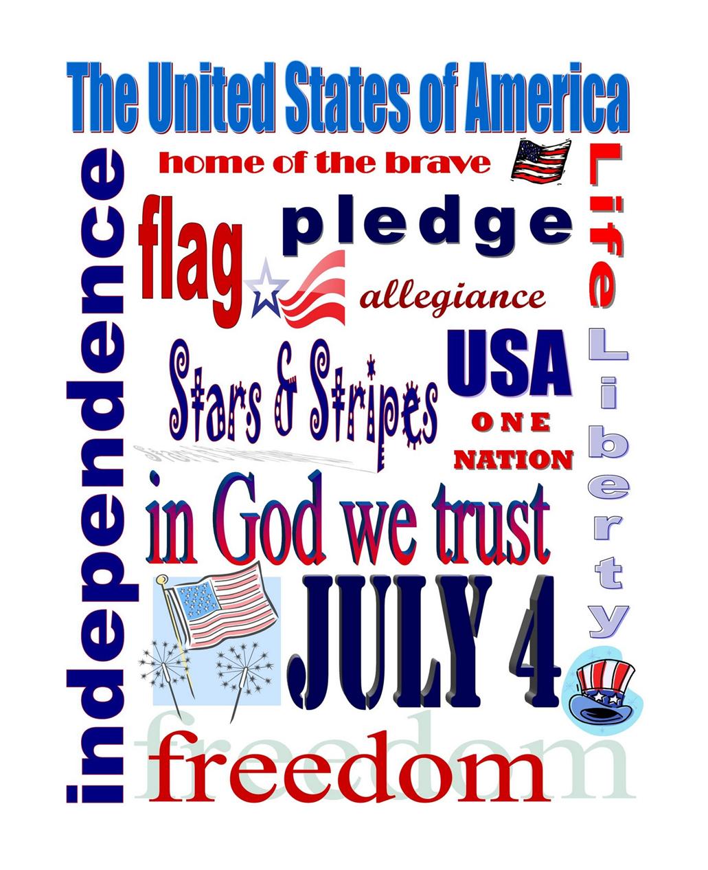 It's Written on the Wall: (14) Get your 4th of July Subway Art Here ...