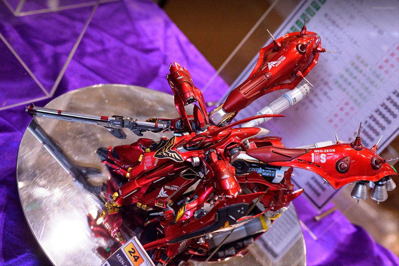 Neo Zeon Mobile Suits Completed Resin Model Kits on Display at C3 x ...