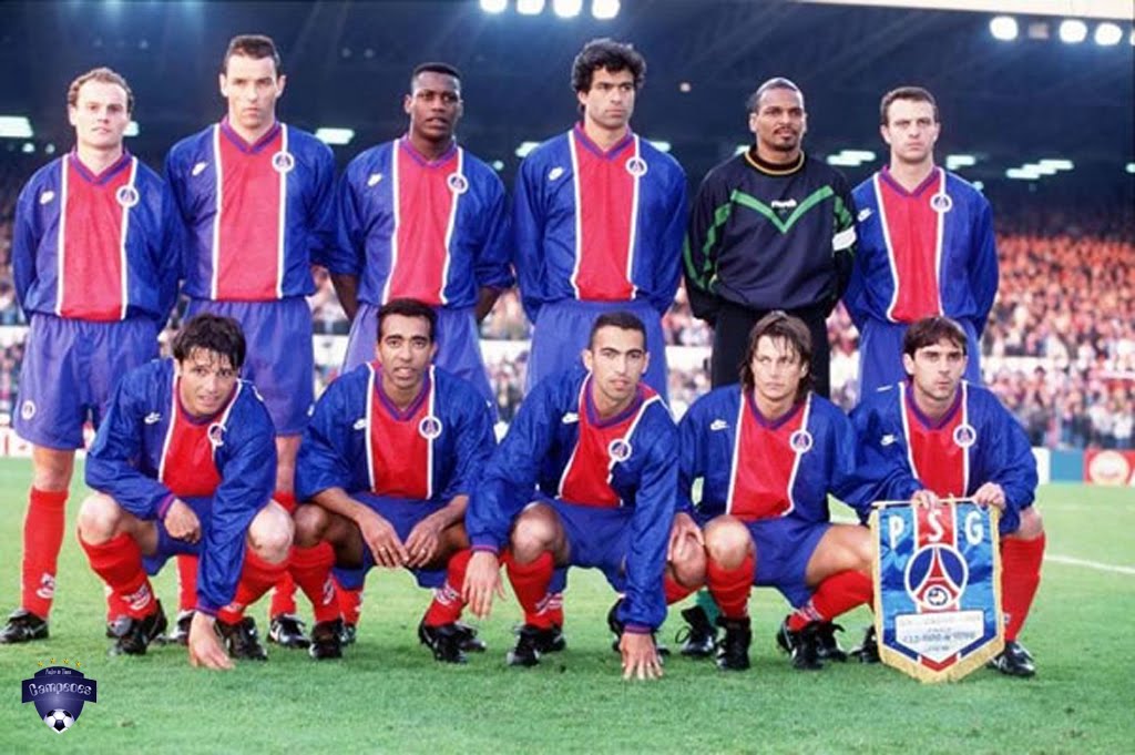 Times Campeões: PSG Campeão da Recopa Européia 1996