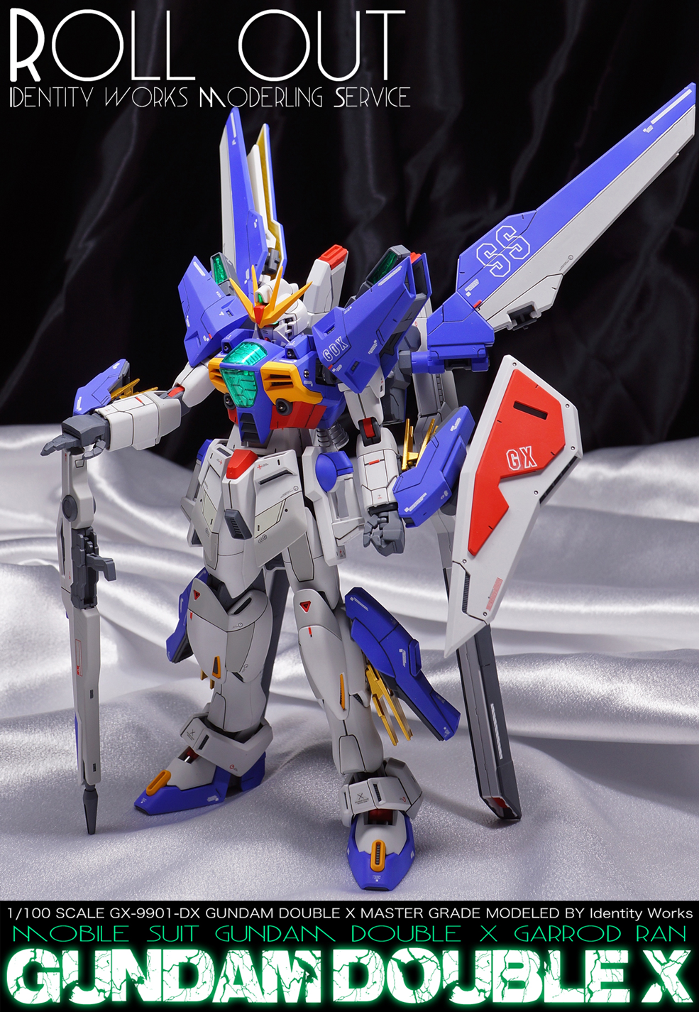 Custom Build: MG 1/100 Gundam Double X "Revised"