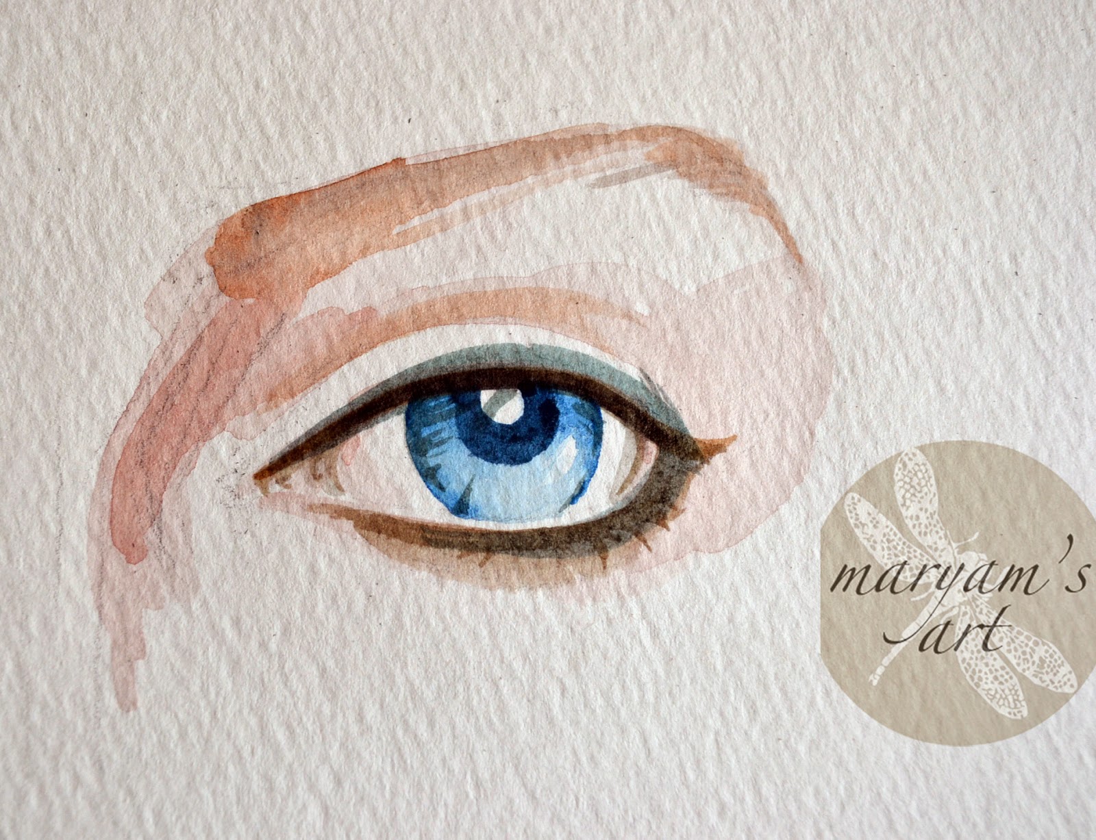 Home-Spun-Around: Tuesday Tutorial: Watercolor Eyes...