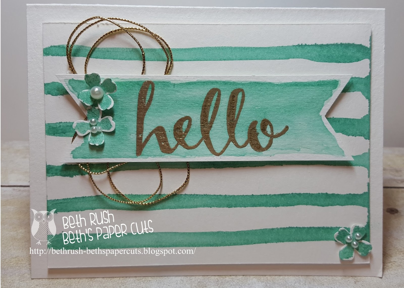 Beth's Paper Cuts: Hello~ again!