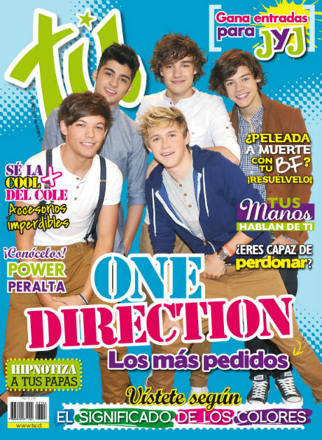Jonas| Direction| News: One Direction en la revista TU, Chile