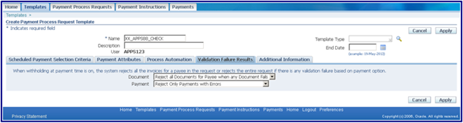 Oracle Applications: Oracle R12 AP Checks Setups and Process Training Guide