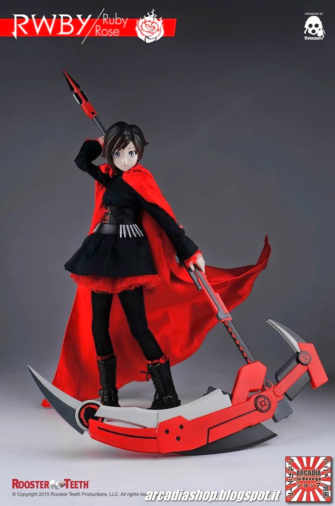 ARCADIA Shop: RWBY Action Figure Ruby Rose 30 cm ThreeZero