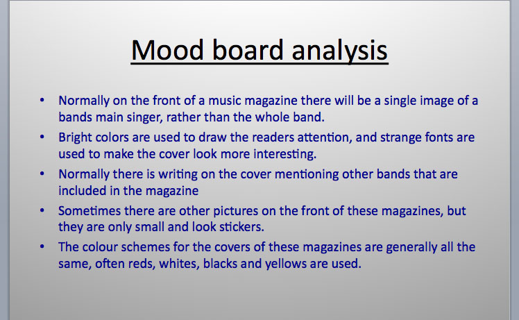 Sarah-Jane Grainger's Blog.: moodboard analysis