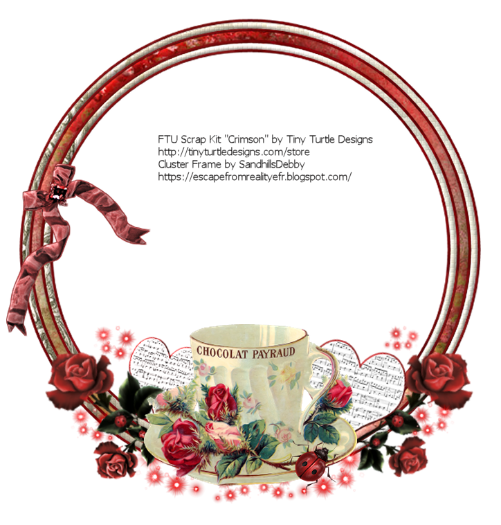 Escape From Reality Blog: FTU Clusters & Cluster Frames 'Crimson'